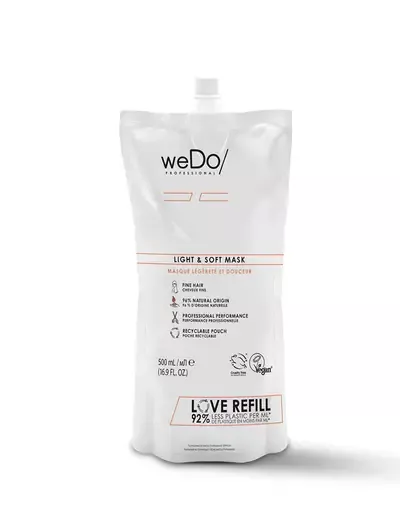 Light & Soft Hair Mask Refill Pouch | Vegan Times