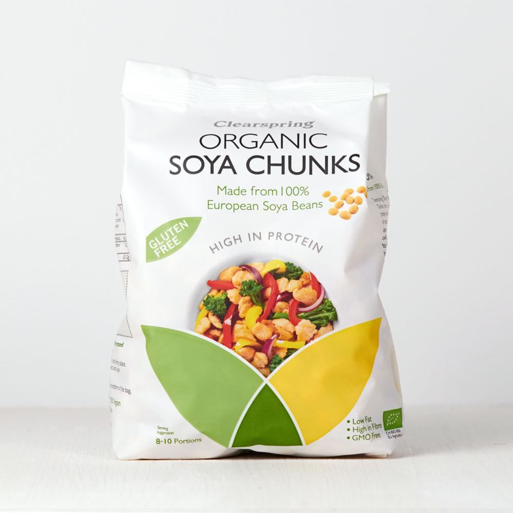 Organic Gluten Free Soya Protein - Chunks | Vegan Times